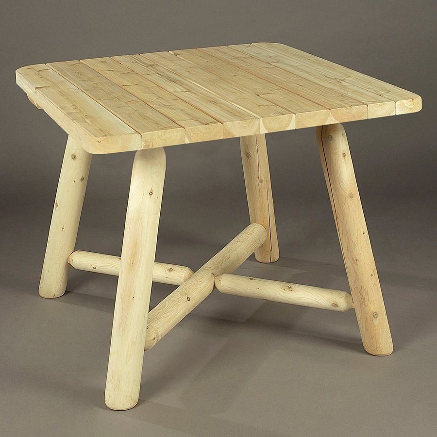 Cedar Looks 37" Square Table