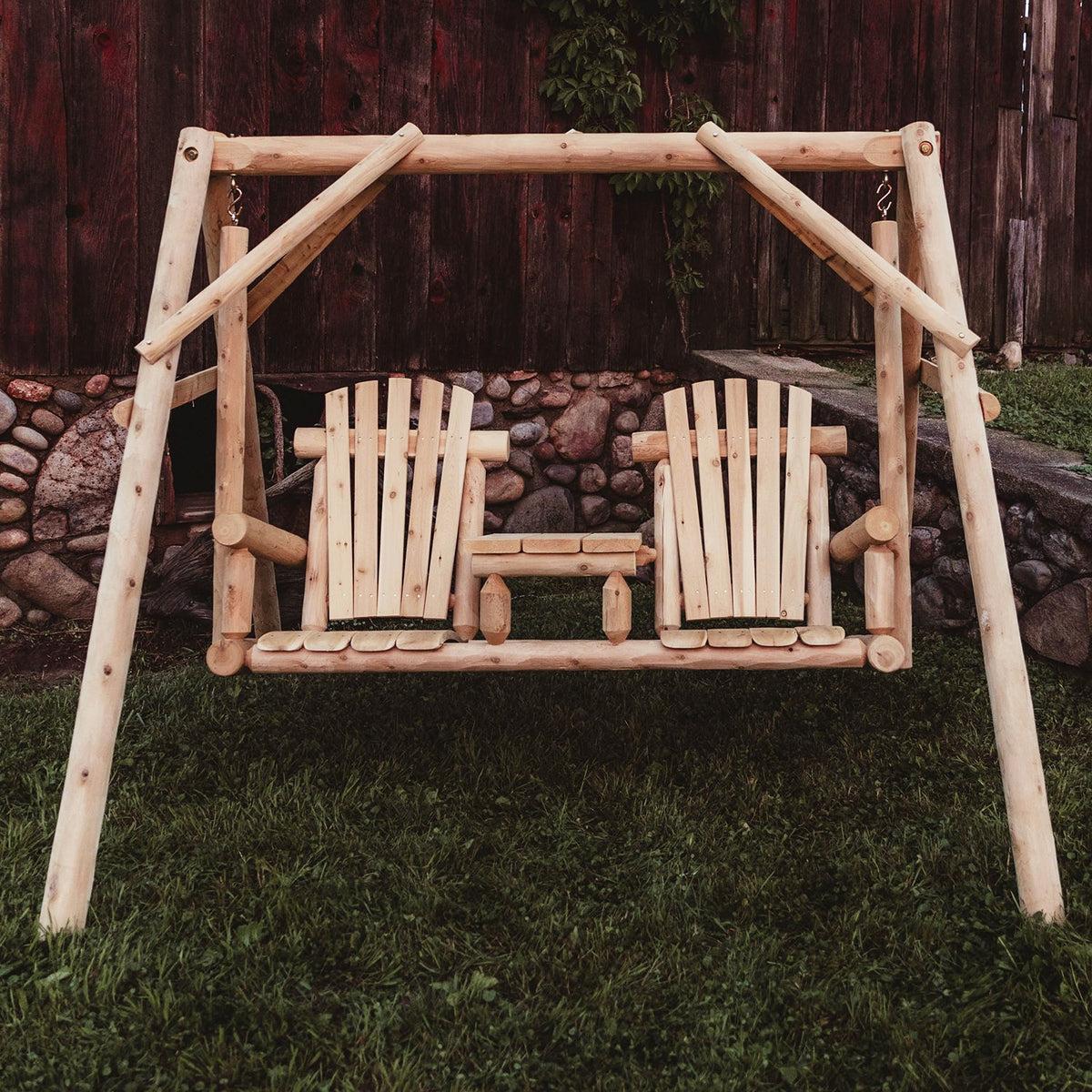 Log Swings | Cedar & Pine Porch Swings Handcrafted in Michigan