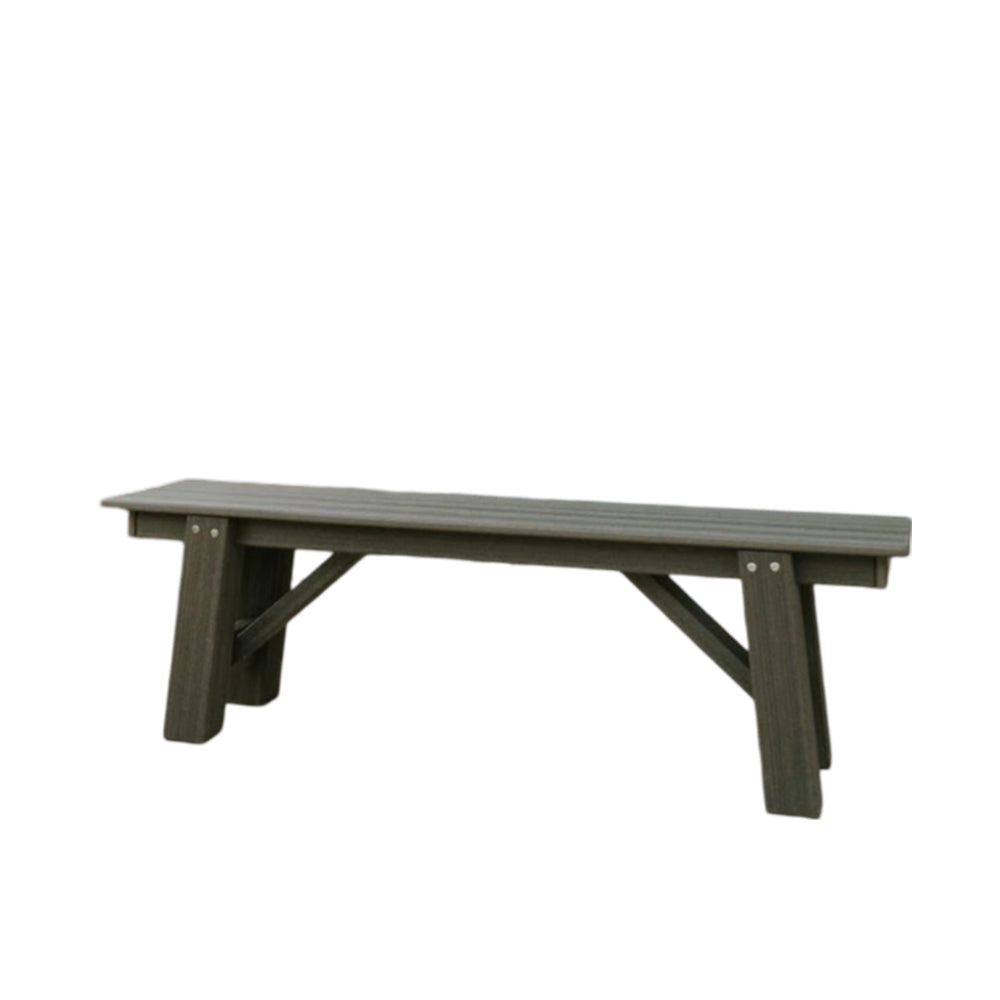 Outdoor Essential Poly Outdoor Trestle Bench