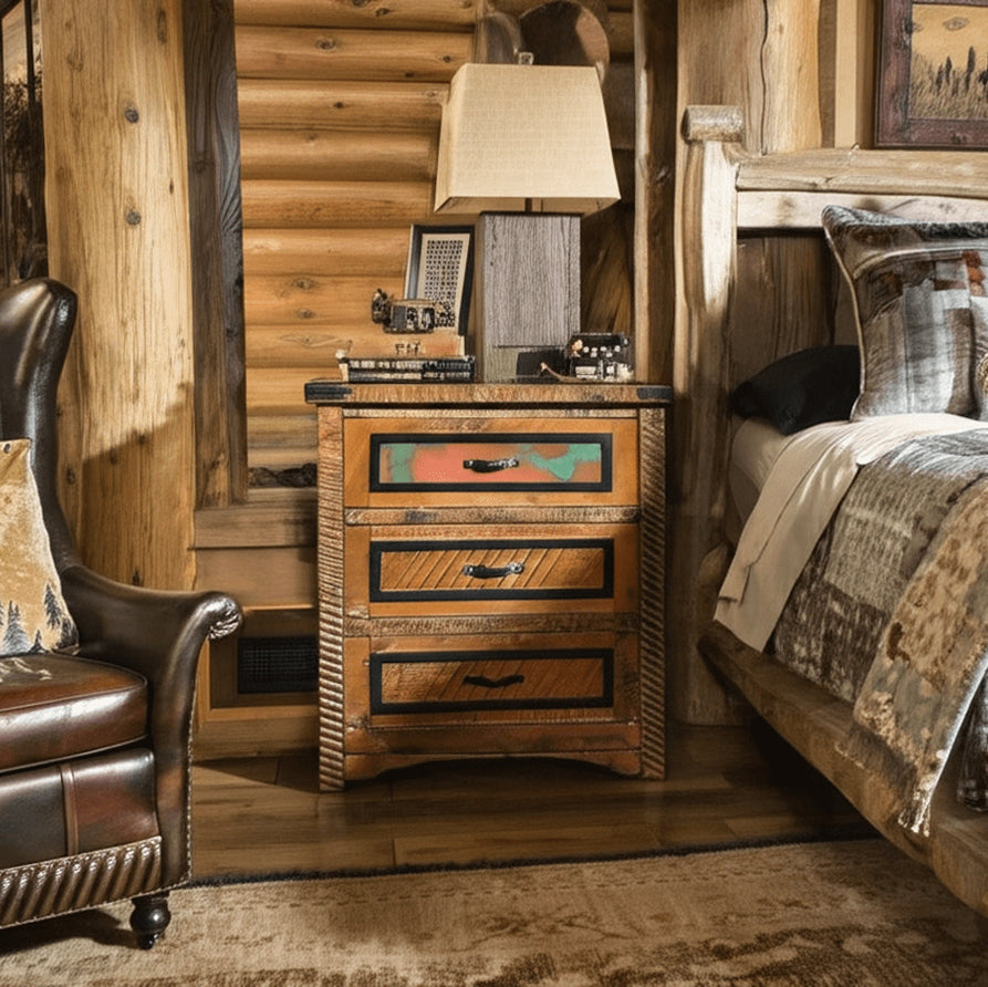 Copper Mesa 3 Drawer Chest