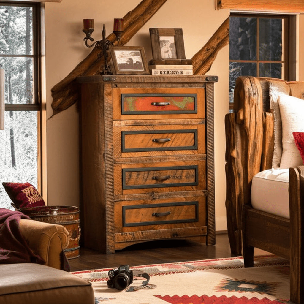 Copper Mesa 4 Drawer Chest