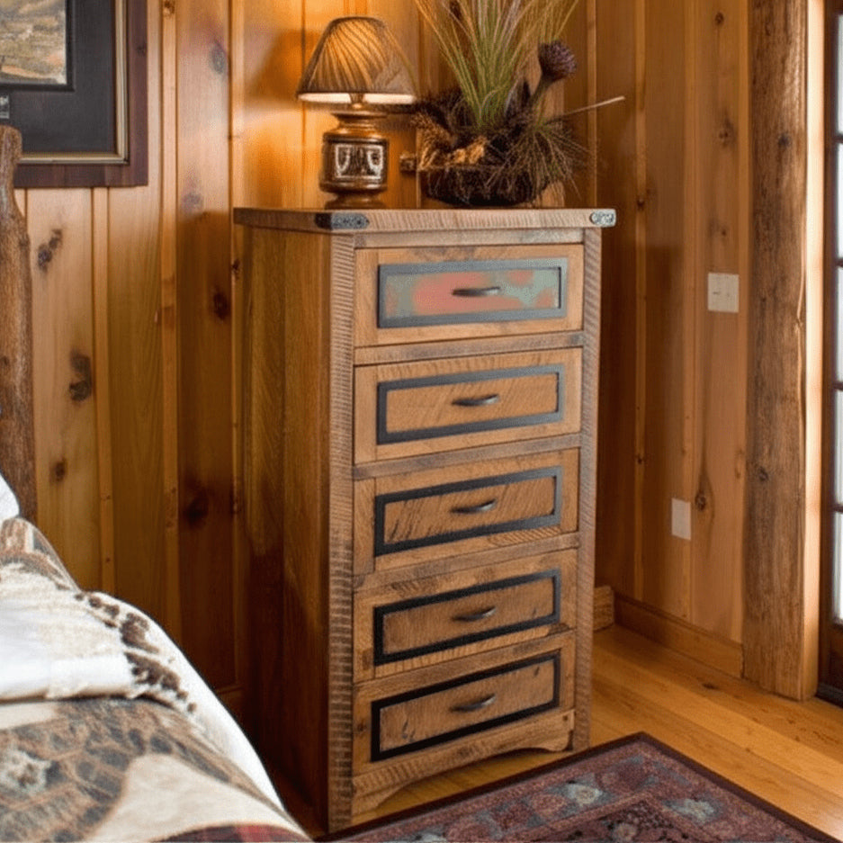 Copper Mesa 5 Drawer Chest