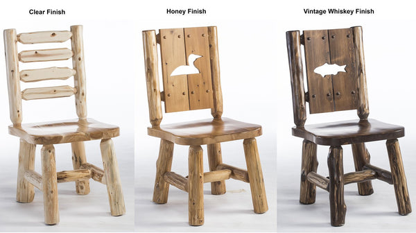 Hand Peeled Cedar Stump Base Log Rectangle Dining Table