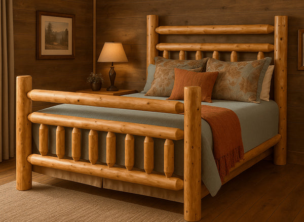 Great Lakes Timber Lodge Log Bed